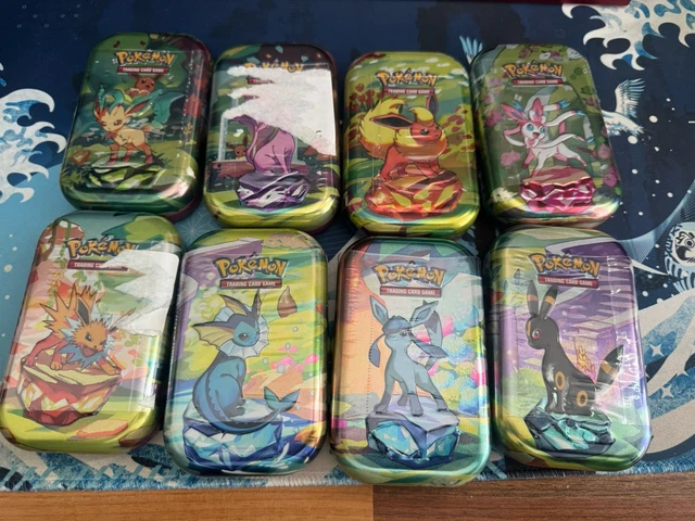 POKEMON TCG PRISMATIC Evolutions Mini Tin Art Set Sealed £122.09 ...