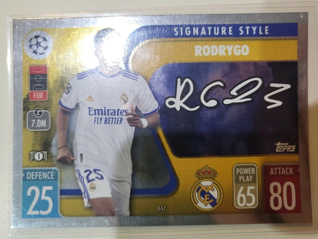 RODRYGO 21-22 TOPPS Match Attax Signature Style EUR 2,20 - PicClick FR
