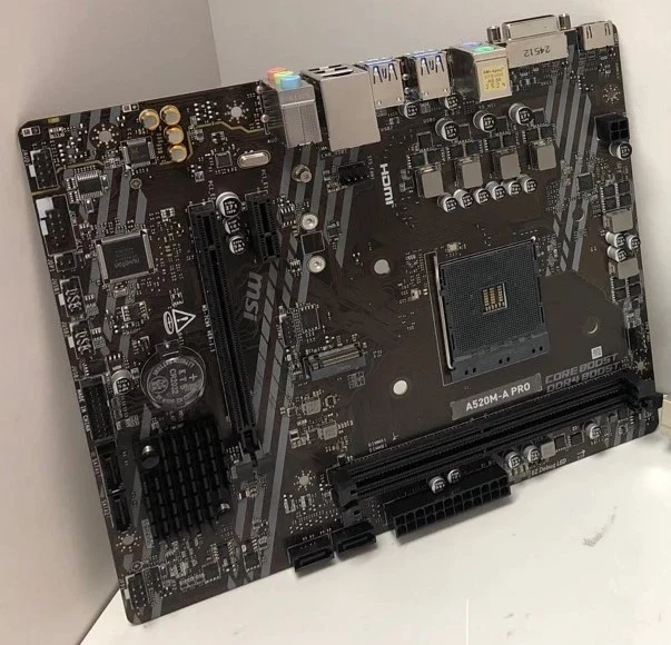 MSI A520M-A PRO Motherboard (MS-7C96) ~ RYZEN 5000 SERIES COMPATIBLE ...