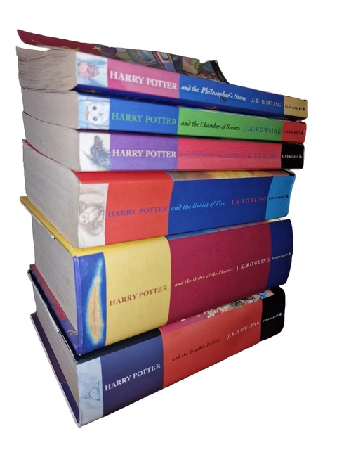 HARRY POTTER MIXED Collection/Set Books 1-7 Hard/Softcovers/1st Edition ...