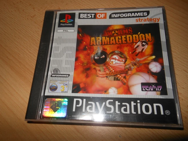 WORMS ARMAGEDDON - SONY PLAYSTATION 1 PS1 GAME - MINT COLLECTORS pal ...