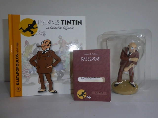 FIGURINE TINTIN COLLECTION officielle n°9 Rastapopoulos au tatouages ...