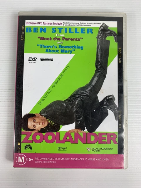 ZOOLANDER BEN STILLER Owen Wilson DVD R4 CULT Comedy Movie $8.97 - PicClick AU