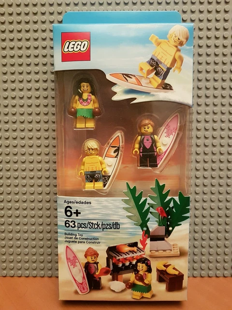 LEGO 850449/HAWAIIAN BEACH Minifigures Set/Series 2 3 4 / Surfer /8684 ...