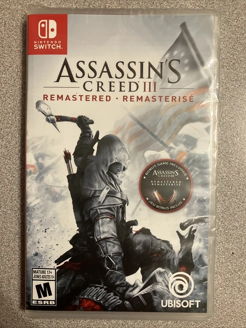 ASSASSIN'S CREED III: Remastered - Nintendo Switch - Shelf-ware On Case ...