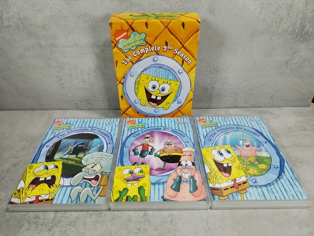 SPONGEBOB SQUAREPANTS THE Complete 2nd Season DVD Box Set Region 2 ...