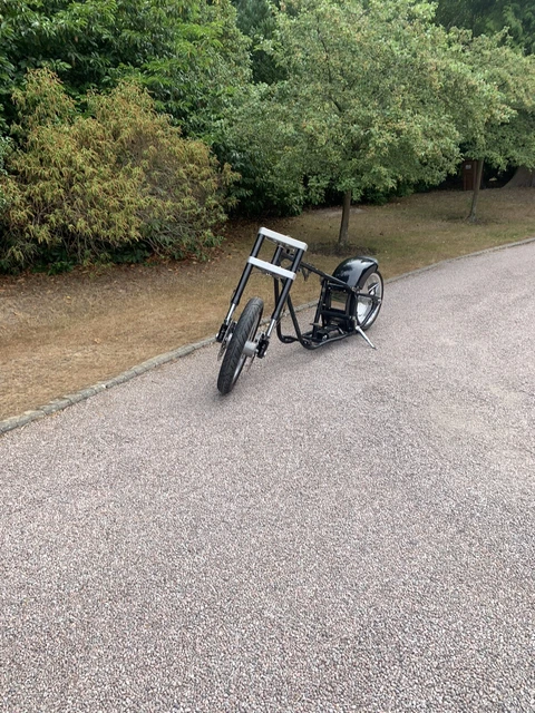 HARLEY DAVIDSON ROLLING chassis midwest fat bastard frame evo £2,000.00 ...