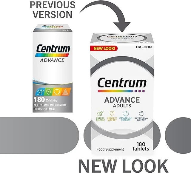 CENTRUM ADVANCE MULTIVITAMIN Tablets - Pack of 180 £16.77 - PicClick UK