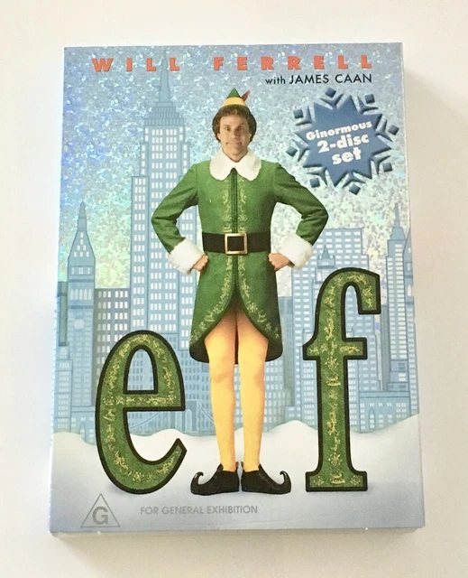 ELF (DVD, 2004) Ginormous 2-disc Set WILL FERREL With Original Carded ...