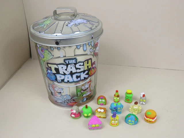 THE TRASH PACK Grossery Gang Trash Can Collectable + Trashies Bundle ...