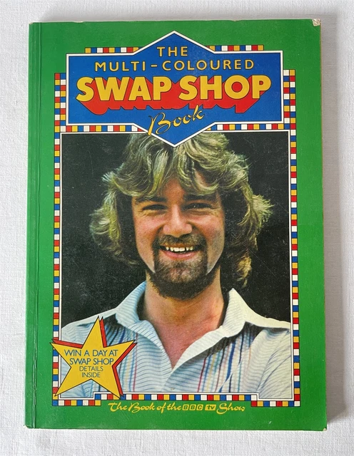 VINTAGE BBC CHILDRENS TV Show Multi-Coloured SWAP SHOP Hardback Book ...