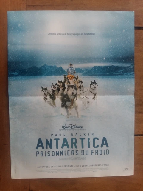 POSTER ANTARTIKA PRISONER Of Cold Paul Walker Walt Disney 40x60cm $17. ...