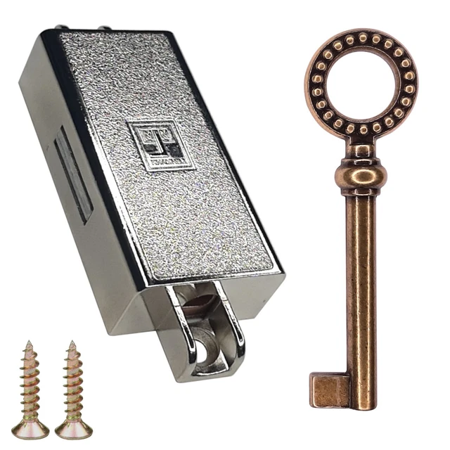 CABINET LOCK KEY Louis XVI Burnished Furniture Wardrobe Cupboard Drawer ...