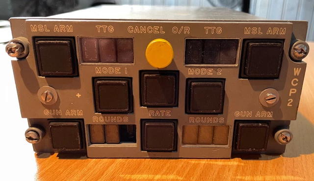 TORNADO GR1 COCKPIT WCP2 Weapons Control Panel from ZA360 Marconi ...