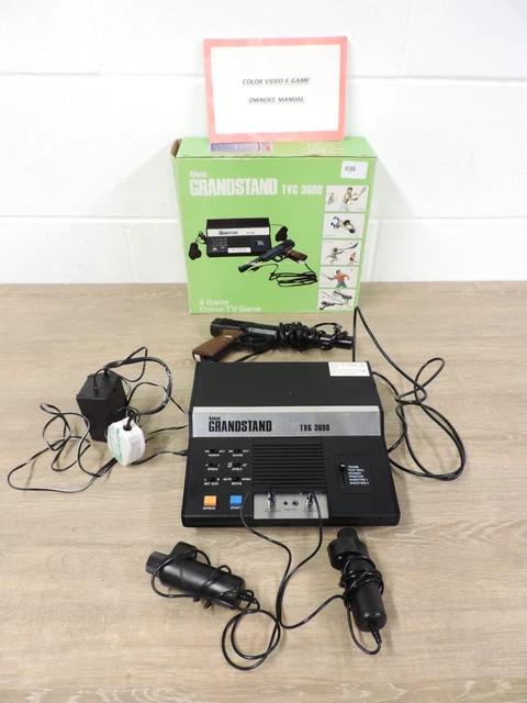 RARE VINTAGE 1970’S Adman Grandstand TVG 3600 TV Game Boxed Original £ ...