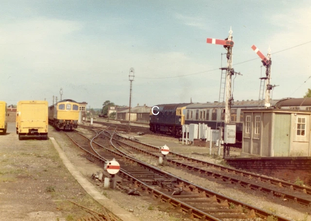 BRITISH RAILWAY B.R Photograph Class 33 - 33013 & 33003 At Salisbury 21 ...