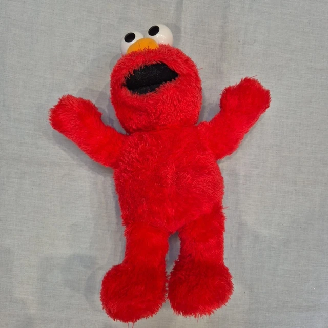 50TH ANNIVERSARY LAUGHING & Shaking Elmo Plush Soft Toy Sesame Street ...