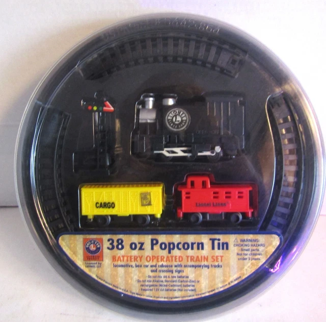 VINTAGE OFFICIAL LIONEL Train Sealed Battery Operated Train Set-Popcorn ...