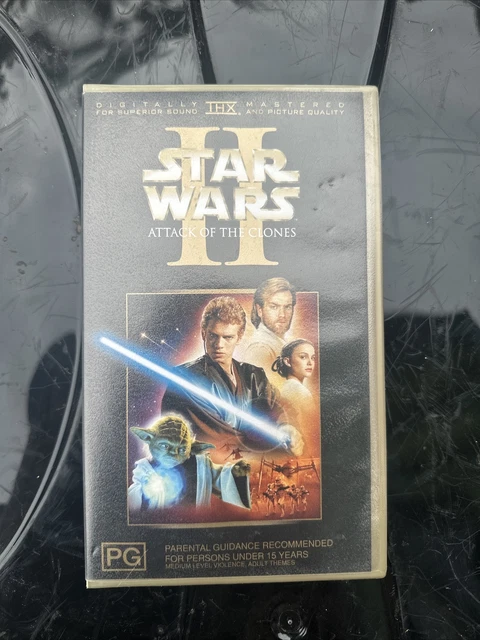 STAR WARS II Attack of the Clones & The Phantom Menace VHS A020 £15.49 ...