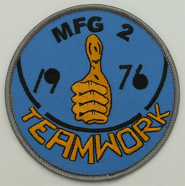 AUFNAEHER MFG 2 Manoever Teamwork 1976 Patch DEU Navy NAW 2 Exercise ...