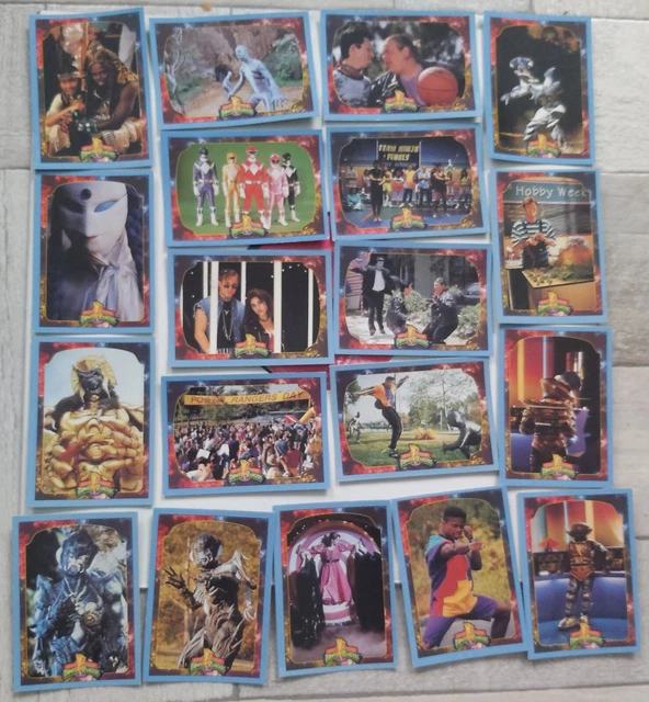 19 CARTES POWER Rangers Word Puzzle, série 2 ,1994 EUR 8,00 - PicClick IT