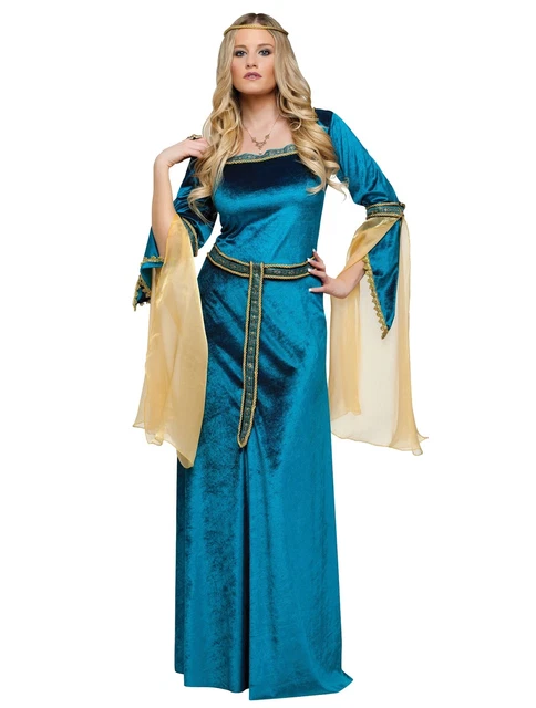 RENAISSANCE PRINCESS MEDIEVAL Deluxe Lady Guinevere Book Week Womens ...