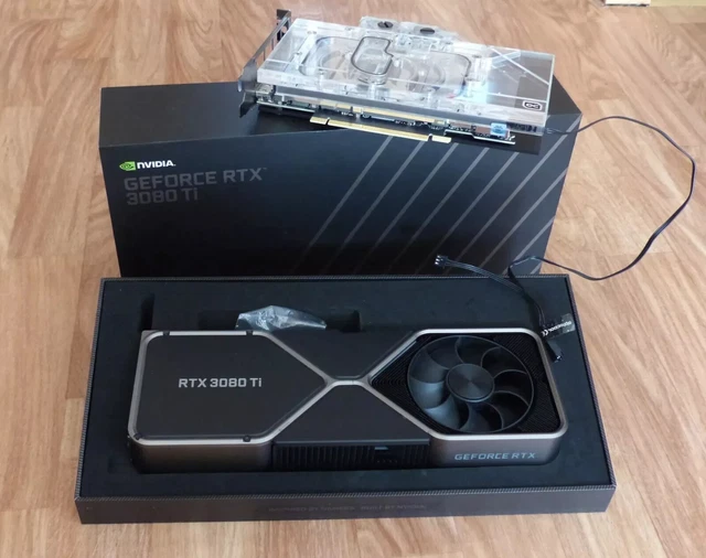 NVIDIA GEFORCE RTX 3080 Ti Founders Edition 12GB Grafikkarte incl. Wasserkühler EUR 422,99 ...