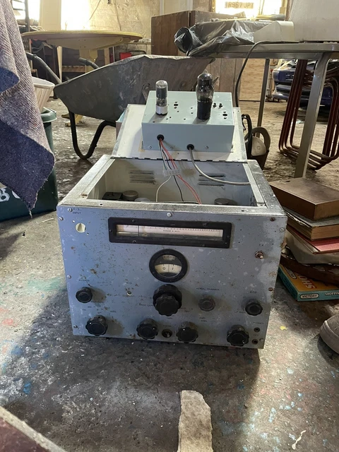 MARCONI VALVE RADIO Receiver CR 100/2 B28 World War II WW2 Spares Or ...