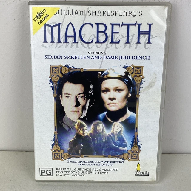 MACBETH DVD ROYAL Shakespeare Company Production Ian McKellen Judi Dench Rental $17.95 - PicClick AU