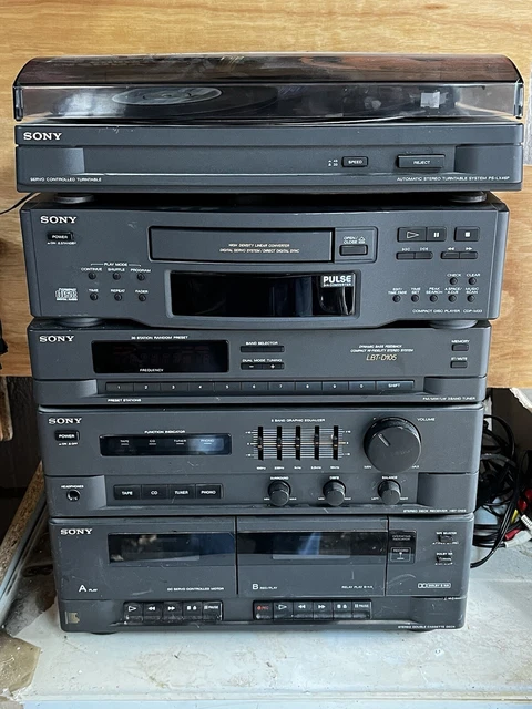 SONY LBT-D105 COMPACT Hi-Fi Stereo System + Cdp-C311M Multi Cd Player ...