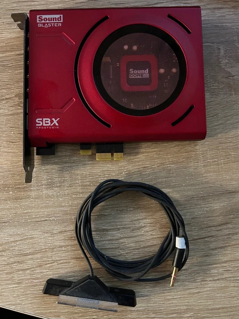 CREATIVE SOUND BLASTER Z PCIe Gaming Sound Card with microphone £20.00 ...