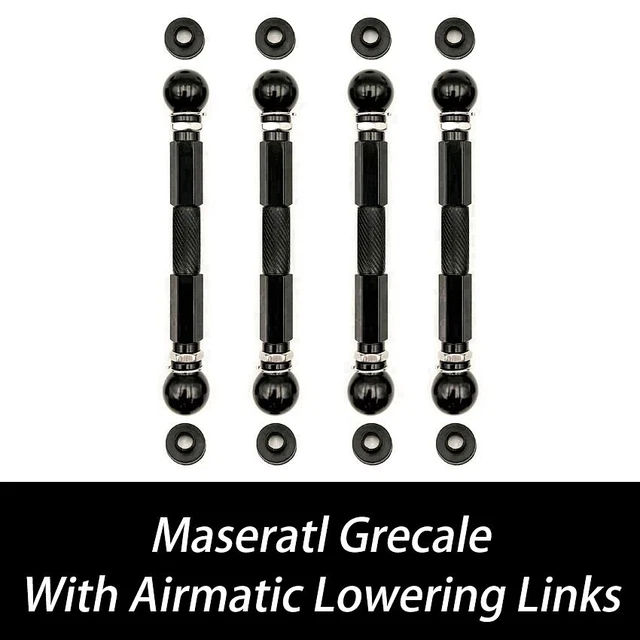 FOR MASERATI GRECALE Trofeo M182 Air Suspension lowered Links Kit ...