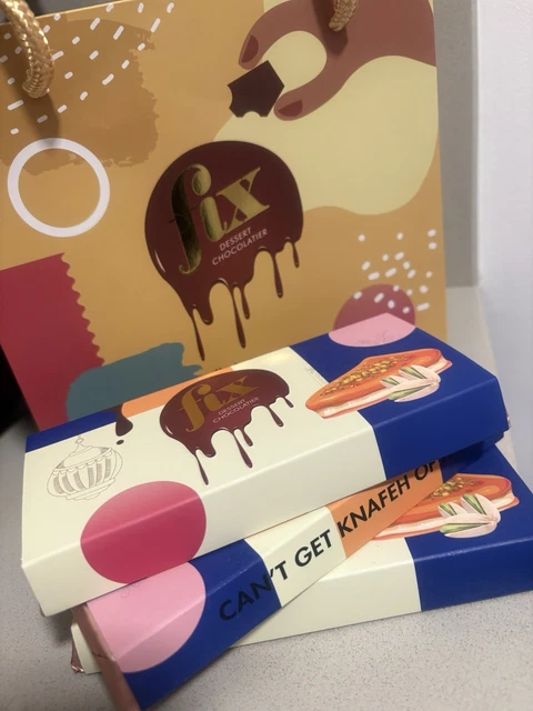 VIRAL FIX DUBAI CHOCOLATE Bar CANT GET KNAFEH OF IT - Original ...