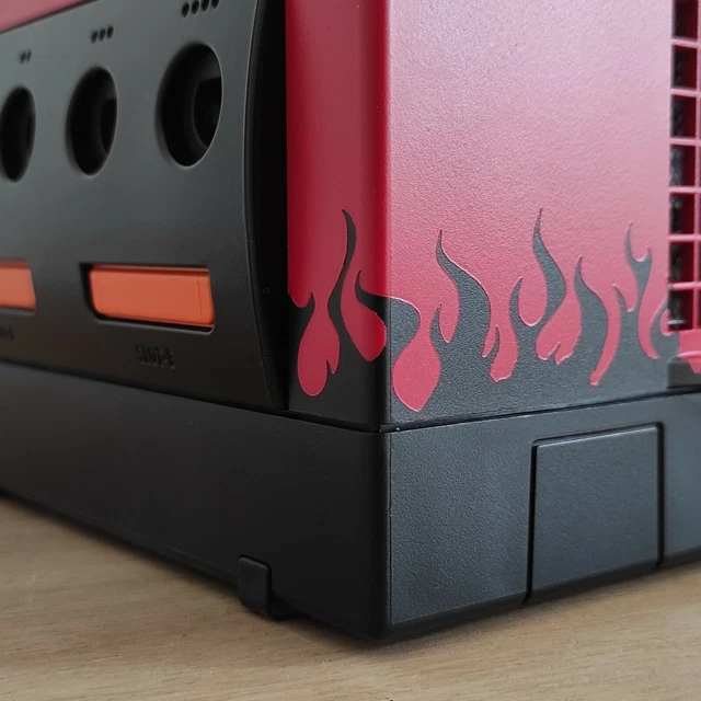 CONSOLE CUSTOM NINTENDO gamecube naruto ermite swiss mod pico boot ngc ...