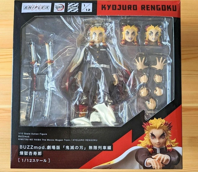 RARO DEMON SLAYER BUZZmod. Kyoujuro Rengoku Figura 1/12 Esclusiva ...