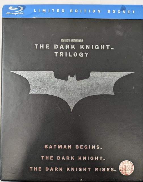 THE DARK KNIGHT Trilogy Limited Edition Blu-ray Boxset Christopher Nolan £9.99 - PicClick UK