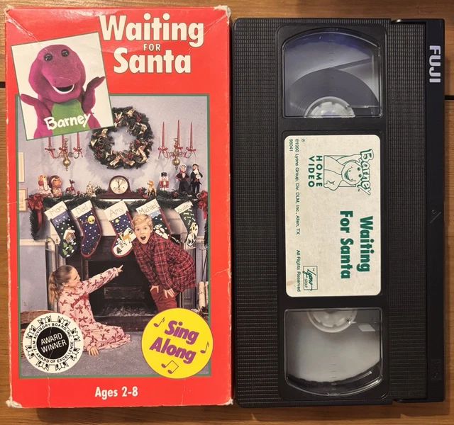 BARNEY: WAITING FOR Santa (VHS Tape, 1992) $30.00 - PicClick CA