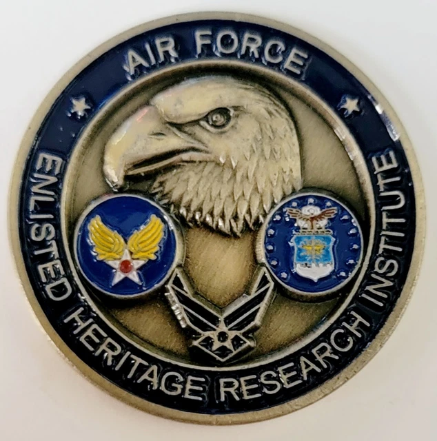 USAF AIR FORCE Enlisted Heritage Research Institute Hall Challenge Coin ...