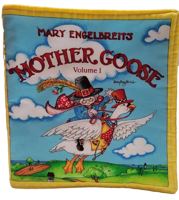 MARY ENGELBREIT FABRIC Panel Book Mother Goose Vol 1 Completed Machine ...
