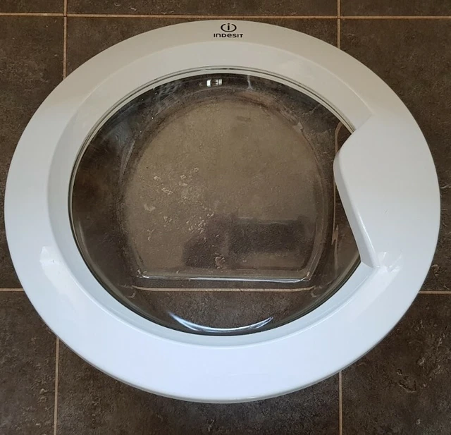 INDESIT IWC6125 WASHING Machine Washer Door Complete With Hinge & Latch ...