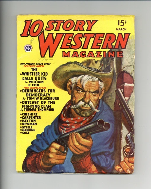 10 STORY WESTERN Magazine Pulp Mar 1947 Vol. 32 #4 FN £16.54 - PicClick UK