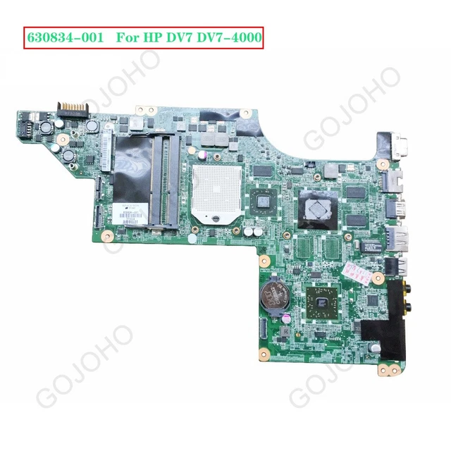 630834-001 FOR HP DV7 DV7-4000 laptop motherboard DAOLX8MB6E1 AMD DDR3 ...