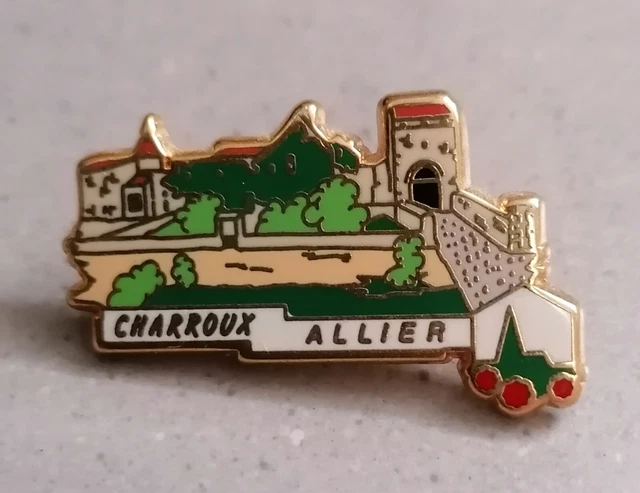 PIN'S PBVF &CHARROUX& Plus Beaux Villages de France LB CREATION PARIS ...