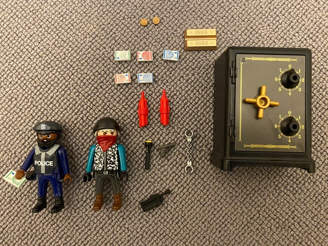 PLAYMOBIL CITY ACTION 70908 Starter Pack Police Bank Robbery, Toy for ...