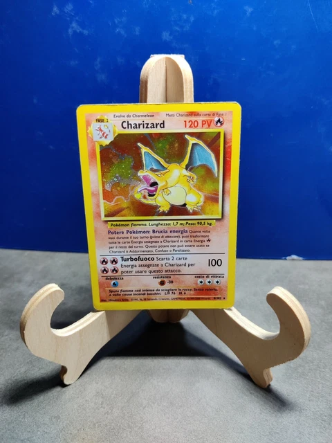 CARTA POKEMON CHARIZARD Set Base 4/102 Holo ITA No Shining Gold Star ...