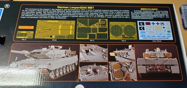 LEOPARD 2A6 MBT in 1/16 von Trumpeter EUR 99,00 - PicClick DE