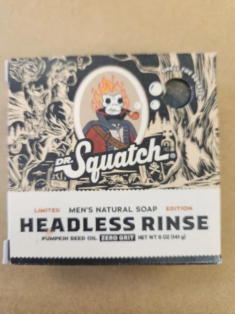 Dr Squatch Limited Edition Headless Rinse Natural Soap Bar 39 01