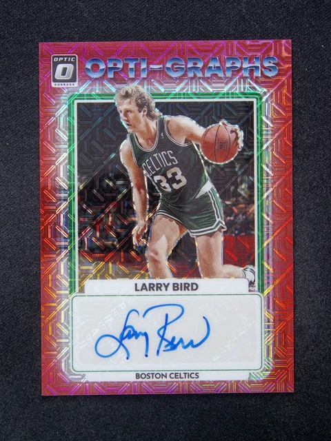 2022-23 PANINI DONRUSS optique Larry Bird Auto Opti-Graphs Mojo EUR 46 ...