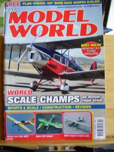 RC MODEL WORLD Model Aircraft Mag October 2012 & 48" Span Cessna Bird ...
