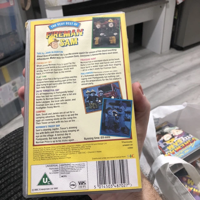 THE VERY BEST Of Fireman Sam Vhs Video BBC Children’s £14.76 - PicClick UK